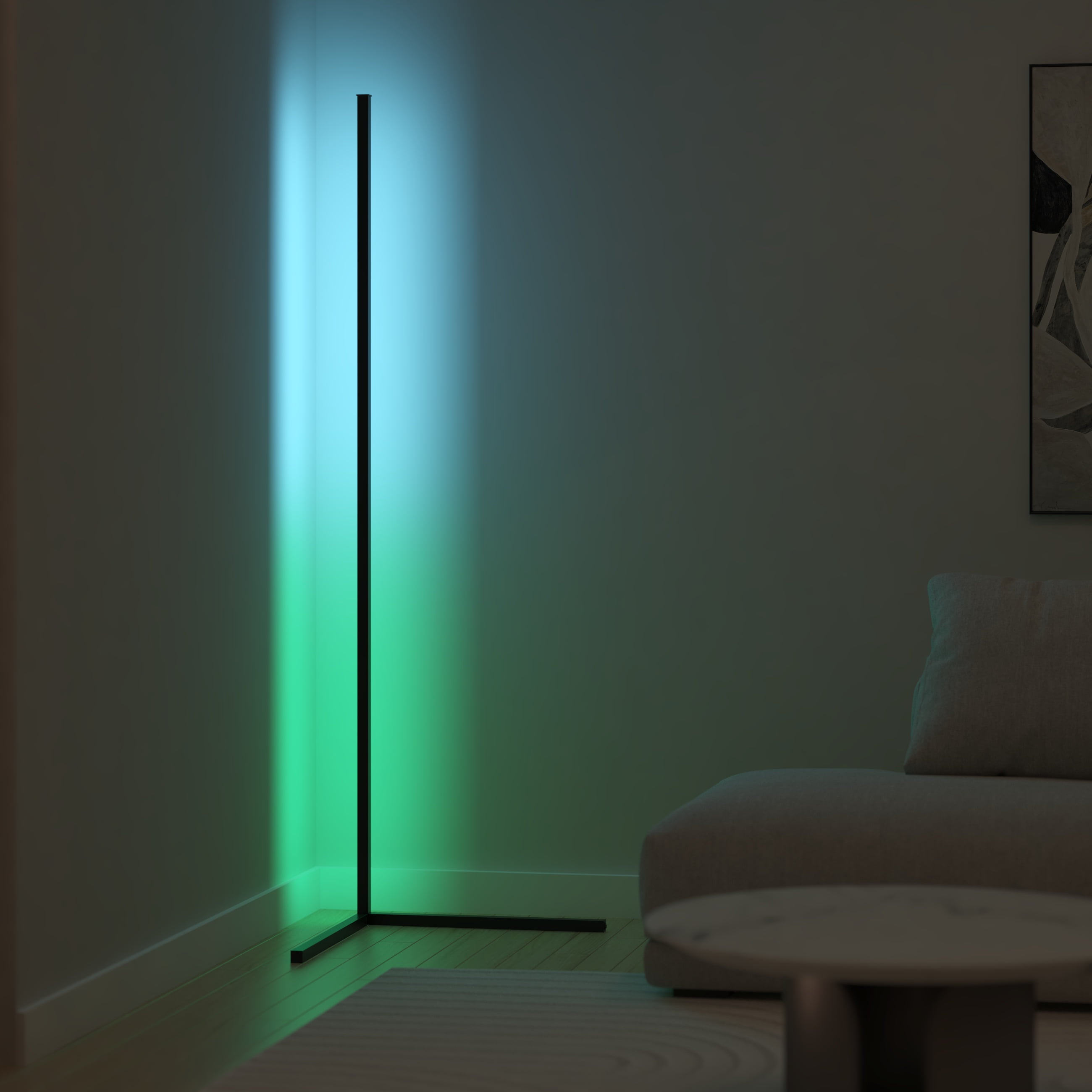 Ozarke Corner Modern Long Floor Lamp XL - Walmart.com