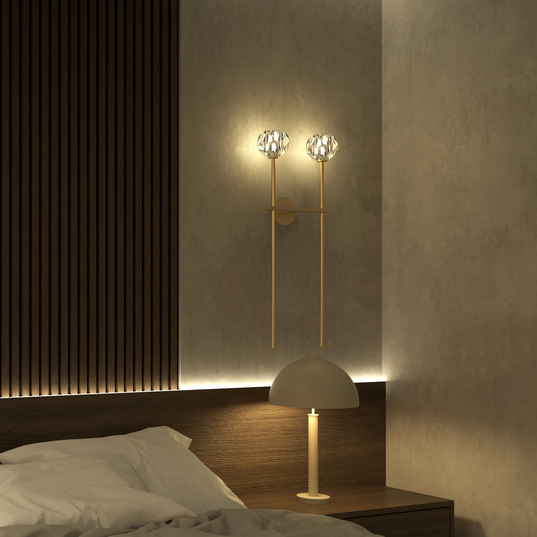 Ozarke Dua Lux Wall Light Indoor Wall Sconce Lighting Fixtures - UL ...