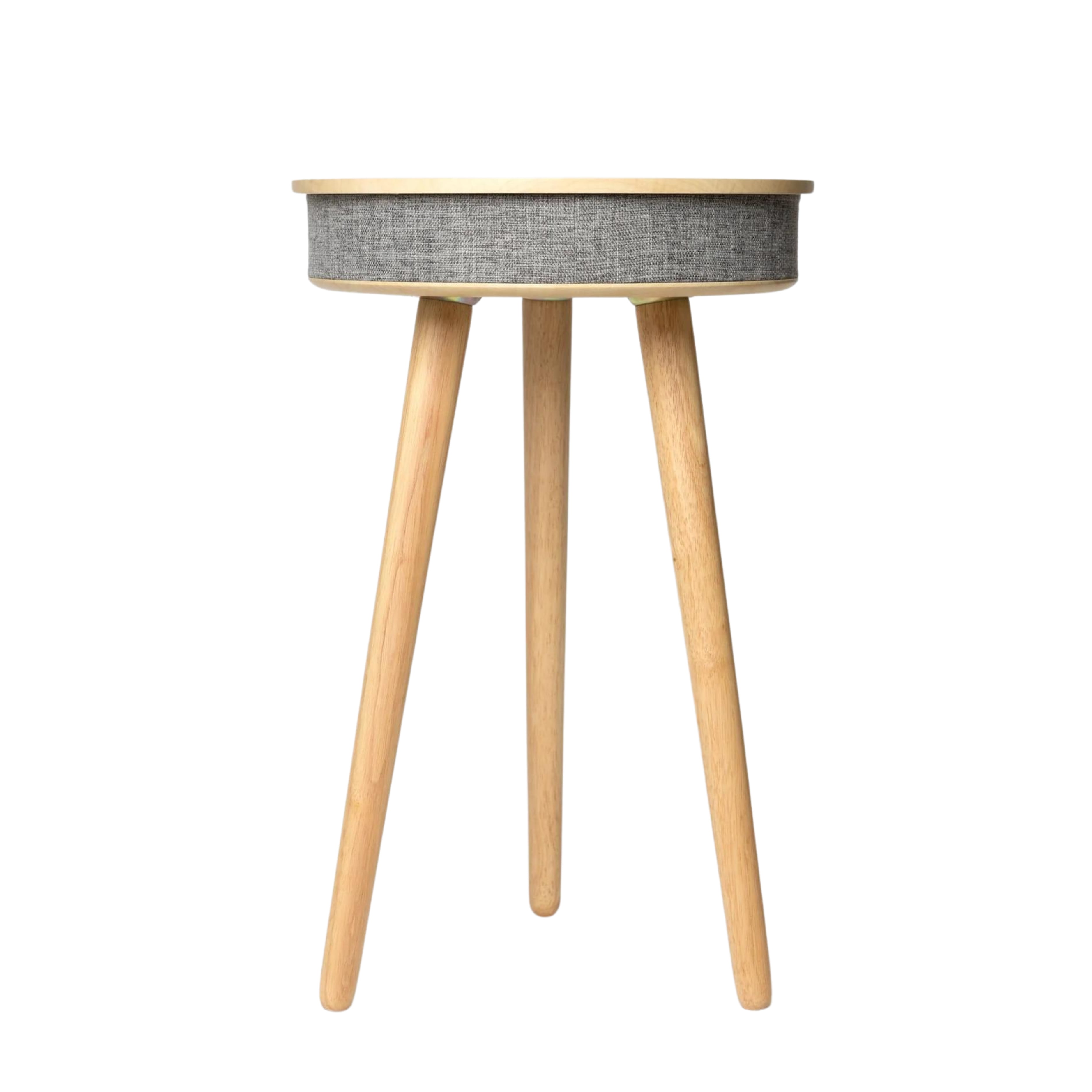 Ozarke Rusée Modern Smart Table with 360° Bluetooth Speaker and Qi ...