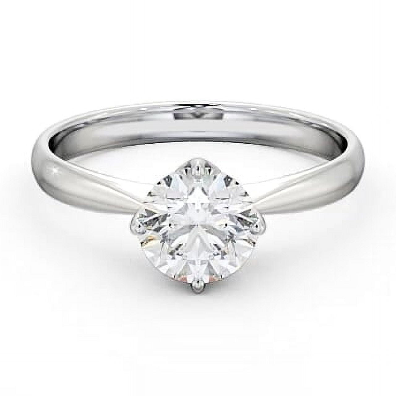 Ozea Jewel 1.3 Ct Round Cut Lab Created Diamond Engagement Ring ...