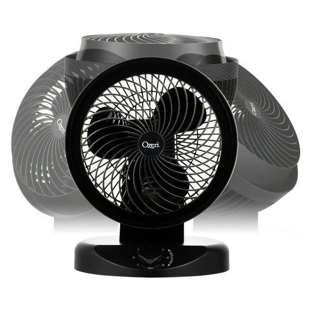 Ozeri Brezza 360 10" Oscillating Table Fan, with Orbital Motion ...
