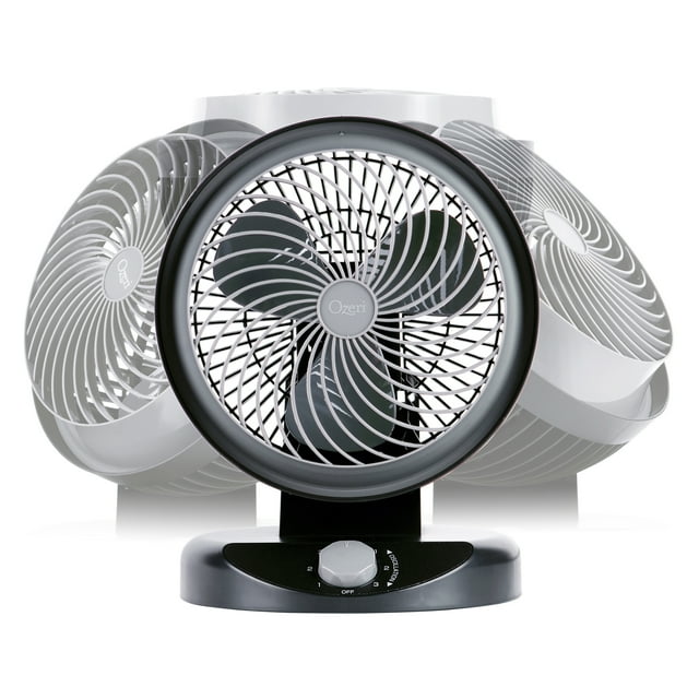 Ozeri Brezza 360 10" Oscillating Table Fan, with Orbital Motion ...