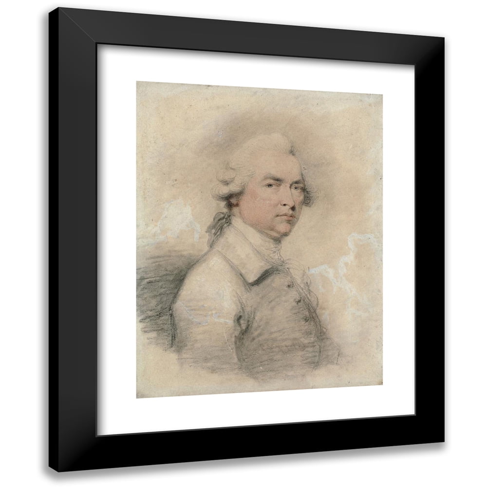 Ozias Humphrey 19x24 Black Modern Framed Museum Art Print Titled - Head ...
