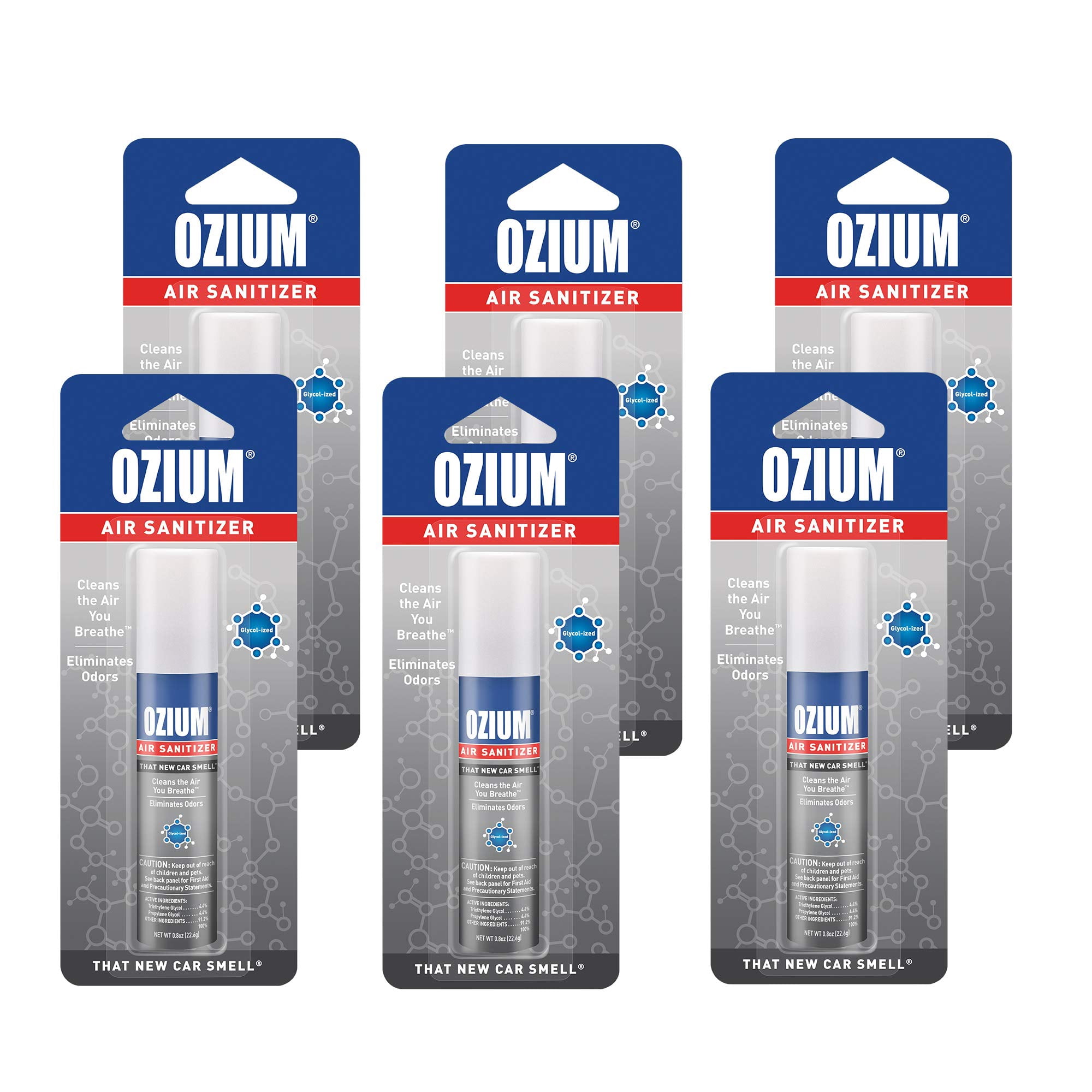 Ozium 0.8 oz. Air Sanitizer & Odor Eliminator for Homes, Cars, Offices ...