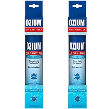 Ozium Smoke & Odor Eliminator Air Sanitizer / Freshener 3.5oz VANILLA ...