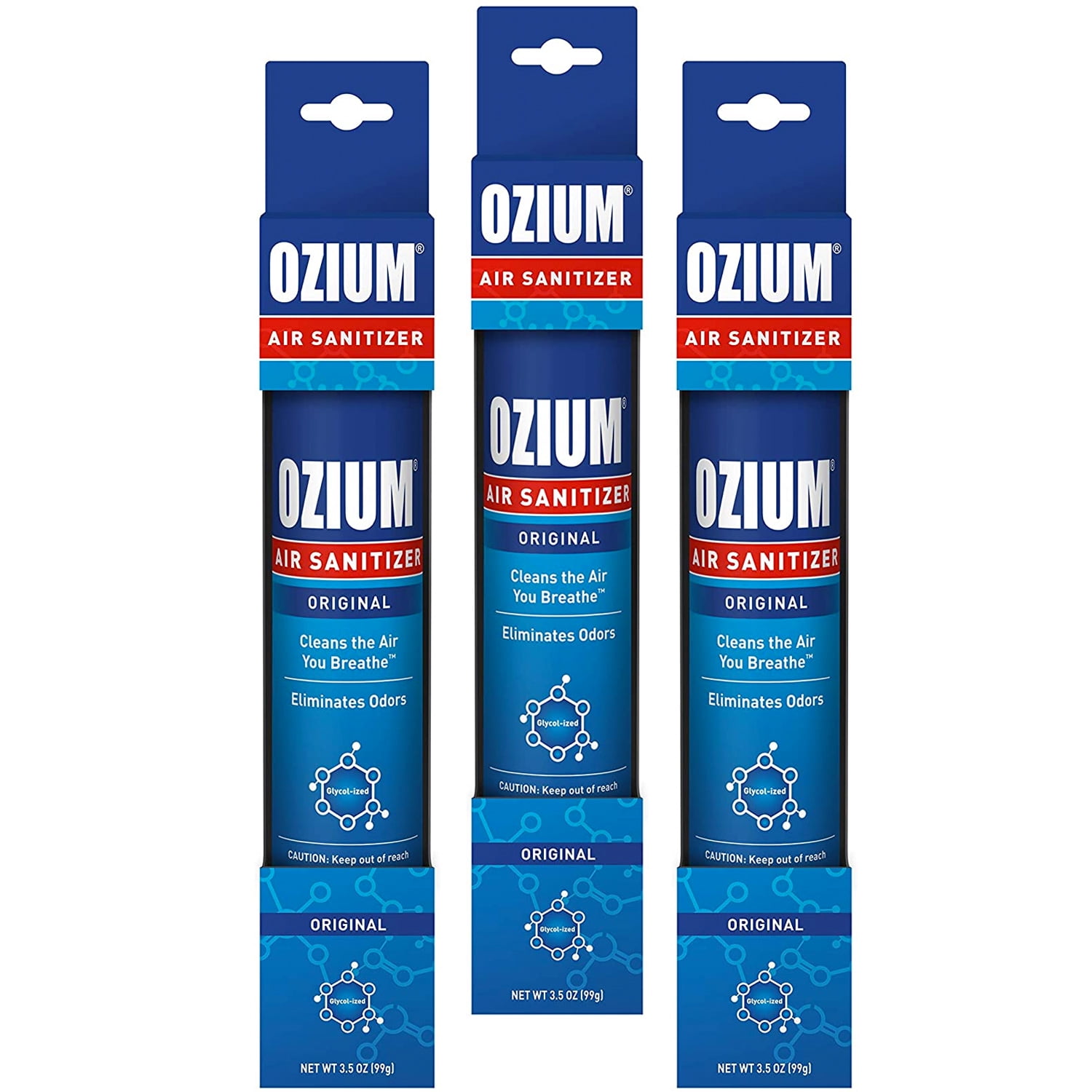 Ozium Air Sanitizer 3.5 oz. Ozium Spray, Original (3-PACK) - Walmart.com