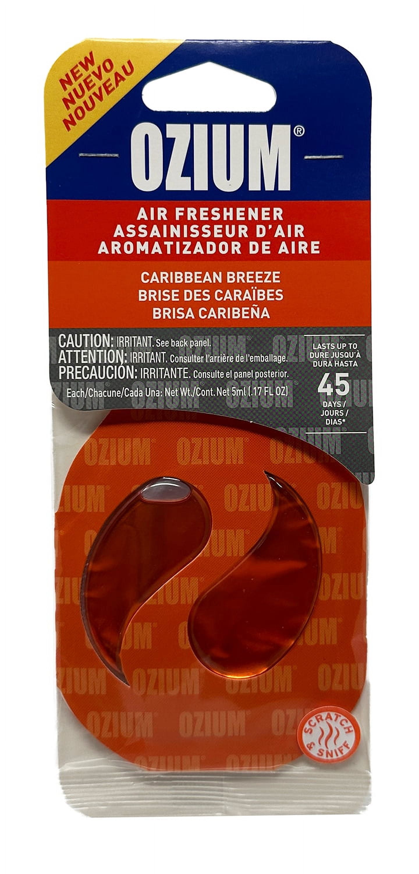 Ozium Paper Membrane Hanging Car Air Freshener - Automotive Air ...