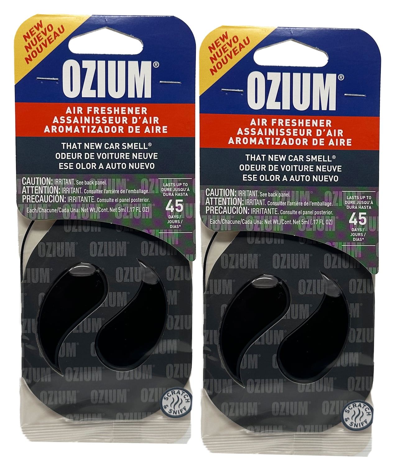 Ozium Paper Membrane Hanging Car Air Freshener - Automotive Air ...