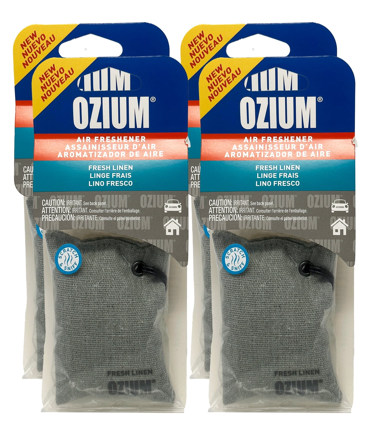 Ozium Scented Sachet Car Air Fresheners and Odor Eliminator for Car ...