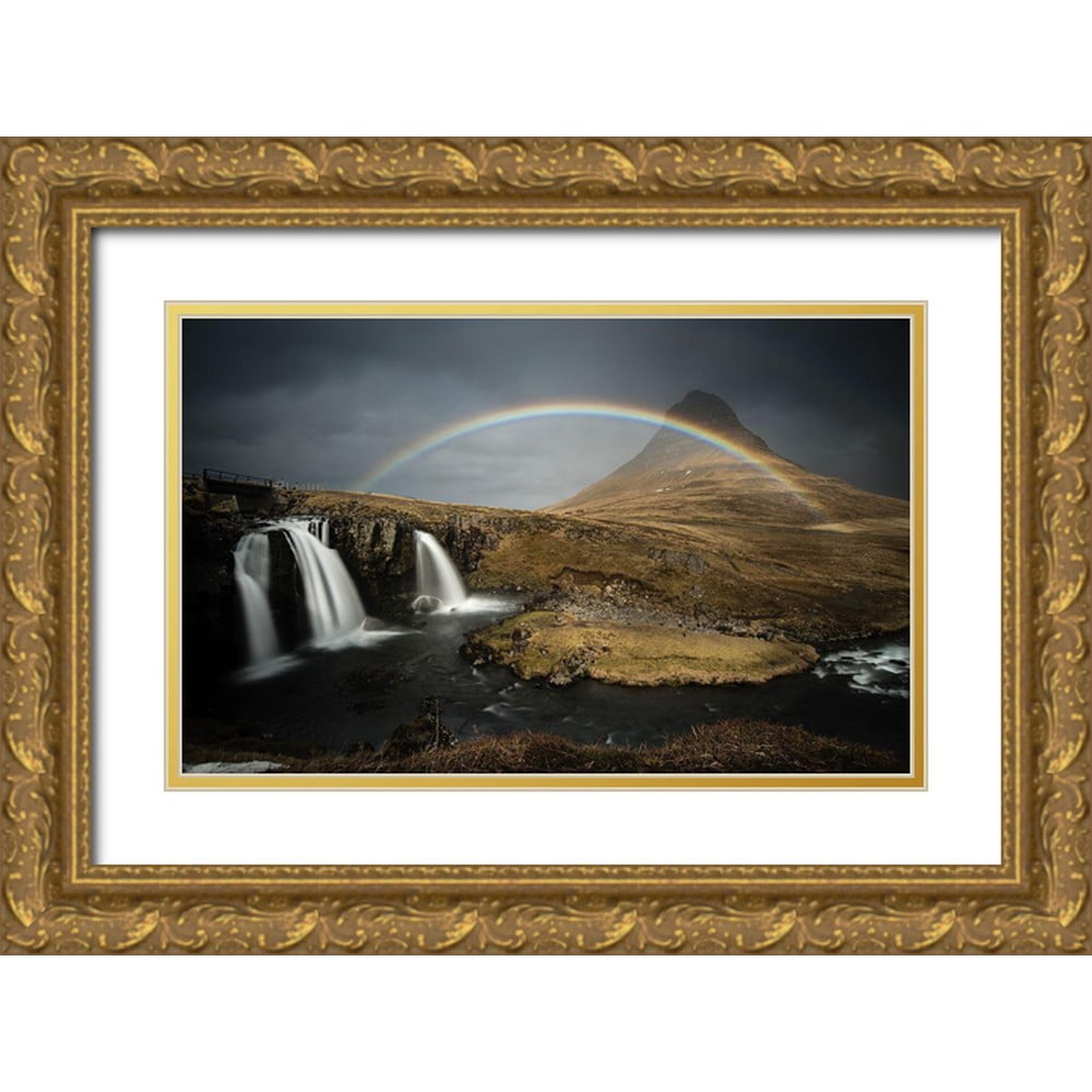 Ozmen, Ilker 32x22 Gold Ornate Wood Framed with Double Matting Museum ...