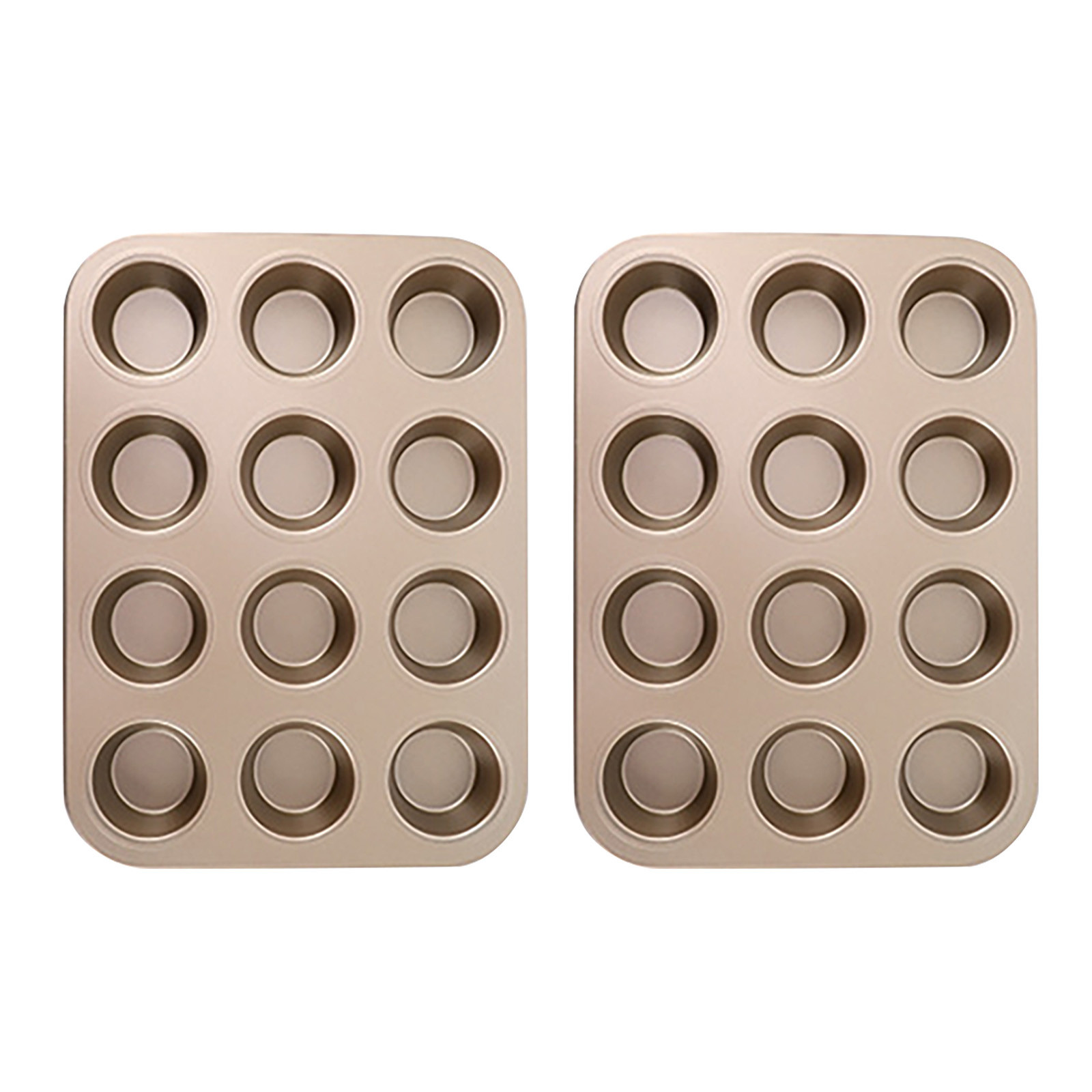 Ozmmyan 12 Hole Muffin Pan Baking Utensils Nonstick Cupcake Baking Pan