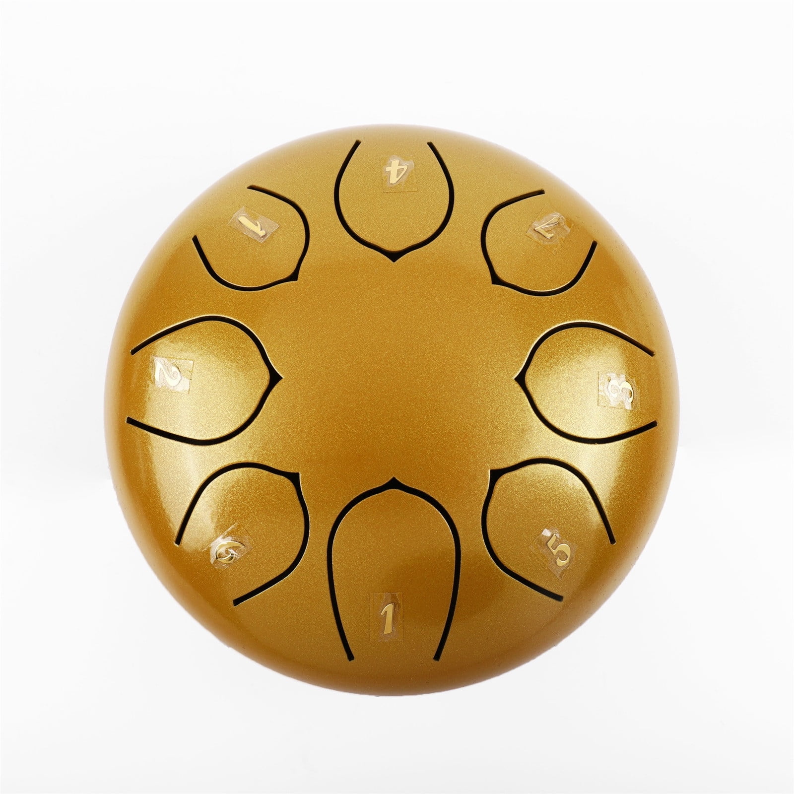 Ozmmyan 6 Inch 8 Notes Steel Tongue Drum,Premium Adult's Music Hand ...