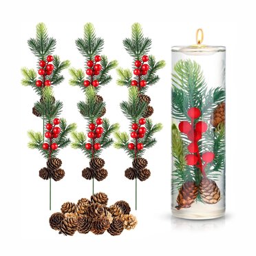 CHGBMOK 6054 Pieces Christmas Vase Filler White and Red Candy Cane ...