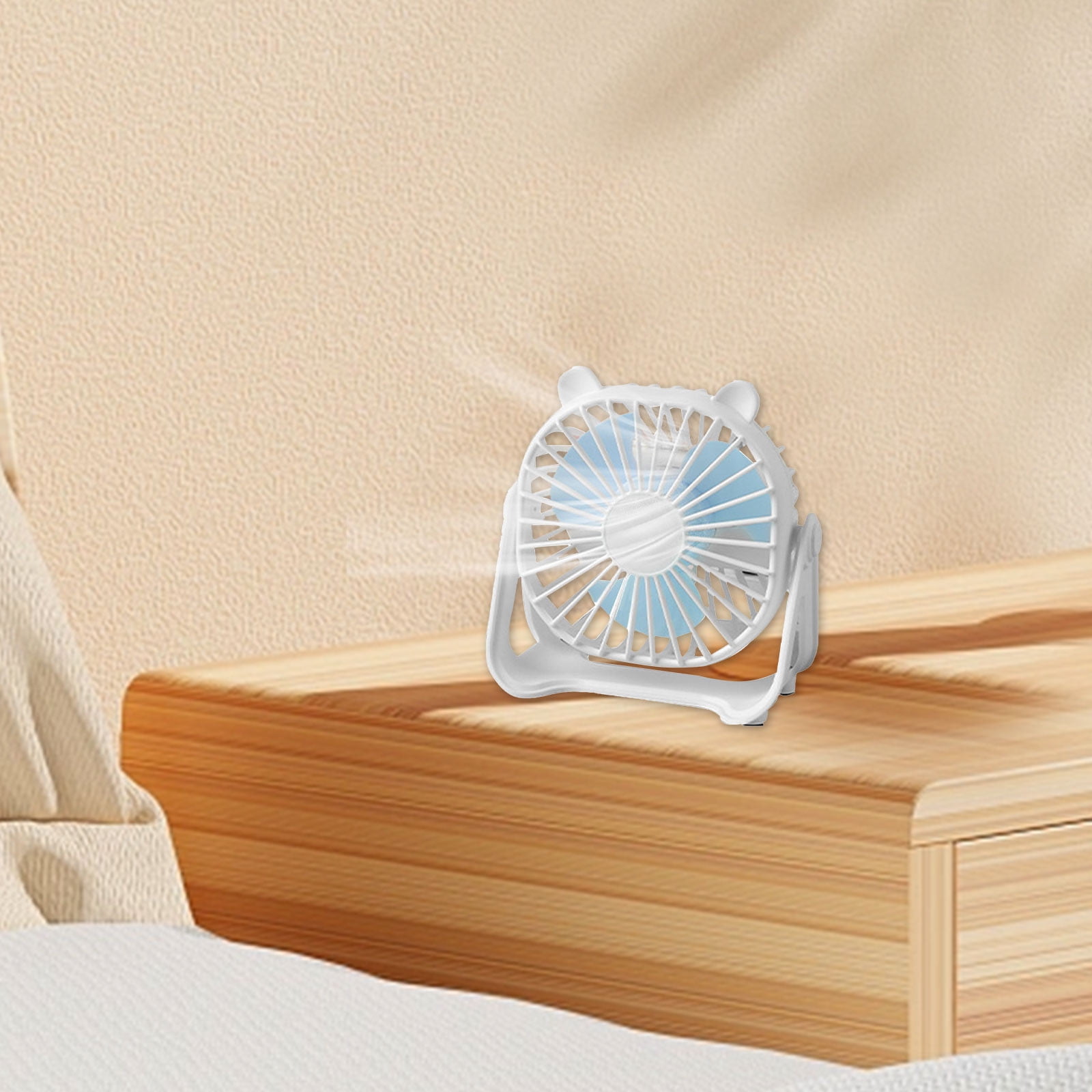 Ozmmyan Desktop Fan Quiet Brushless Turbine, Mini Electric Fan, Wall ...