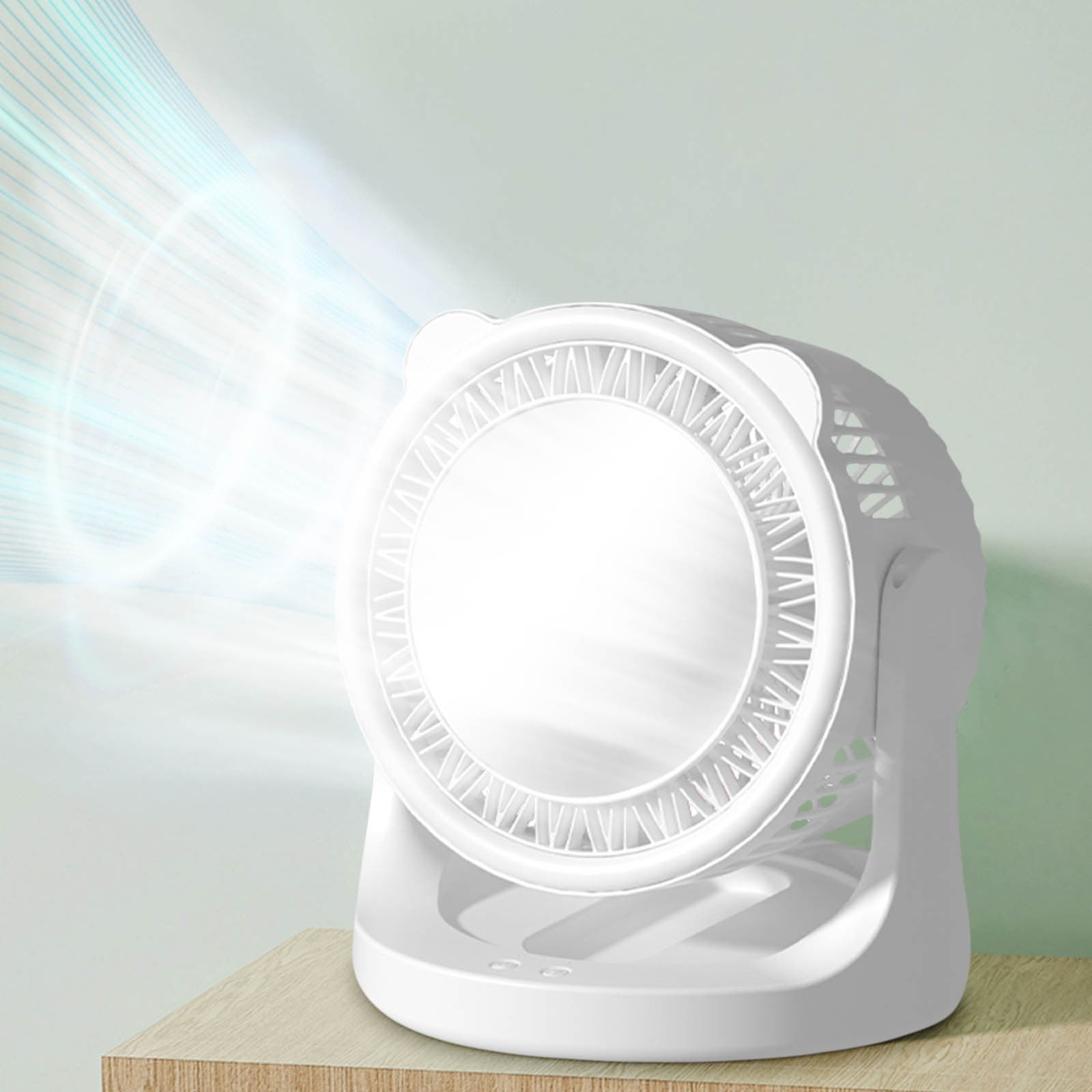 Ozmmyan Desktop Small Fan Dormitory Fan Wall-Mounted Mini Small Ceiling ...