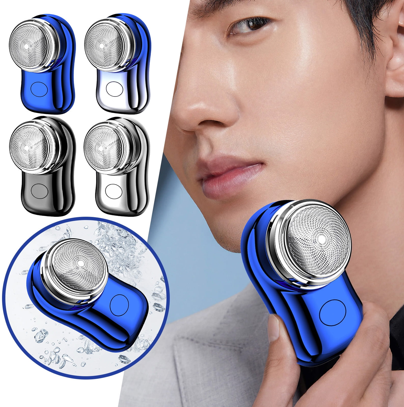 Ozmmyan Electric Shaver For Men Pocket Size Mini Portable Shaver Wet ...