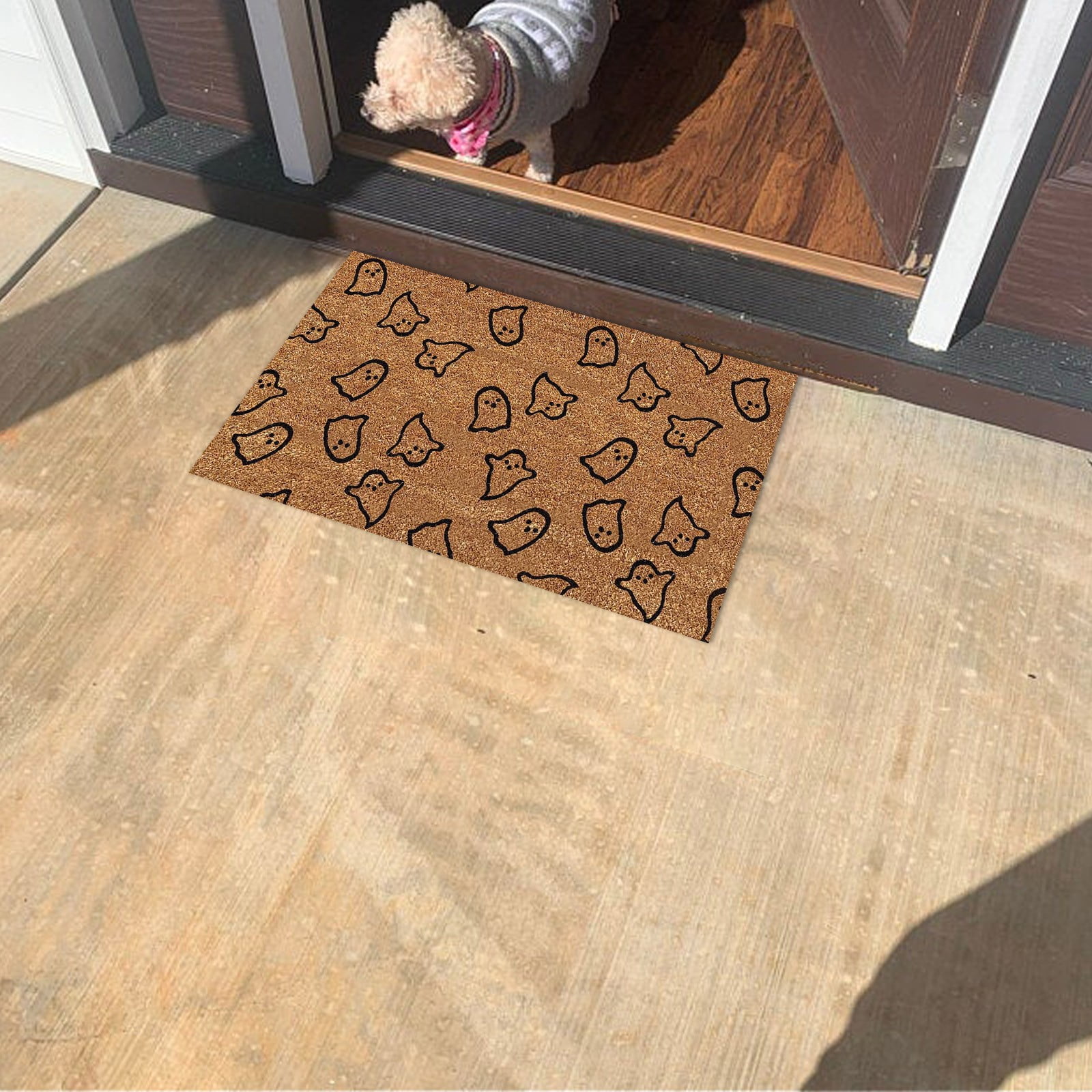Ozmmyan Happy Decorative Doormat,Pumpkin Ghost Witch Candy Patterned ...
