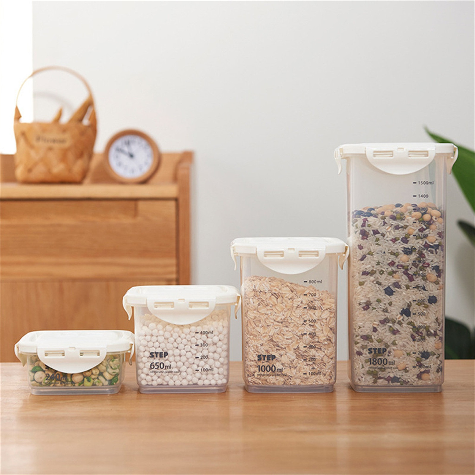 Ozmmyan Miscellaneous Grains Barley Noodle Storage Jar Nut Candy Dry ...