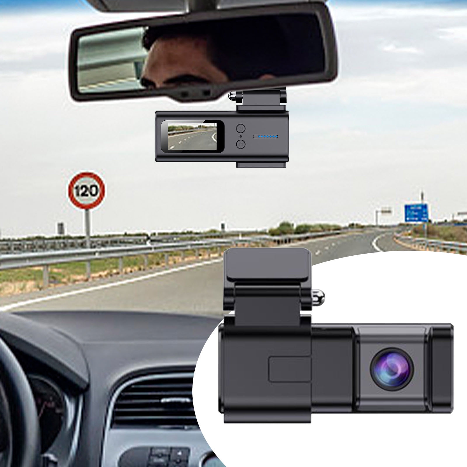 Ozmmyan New 2K Exquisite And Compact Dash Cam Trajectory Playback WIFI ...
