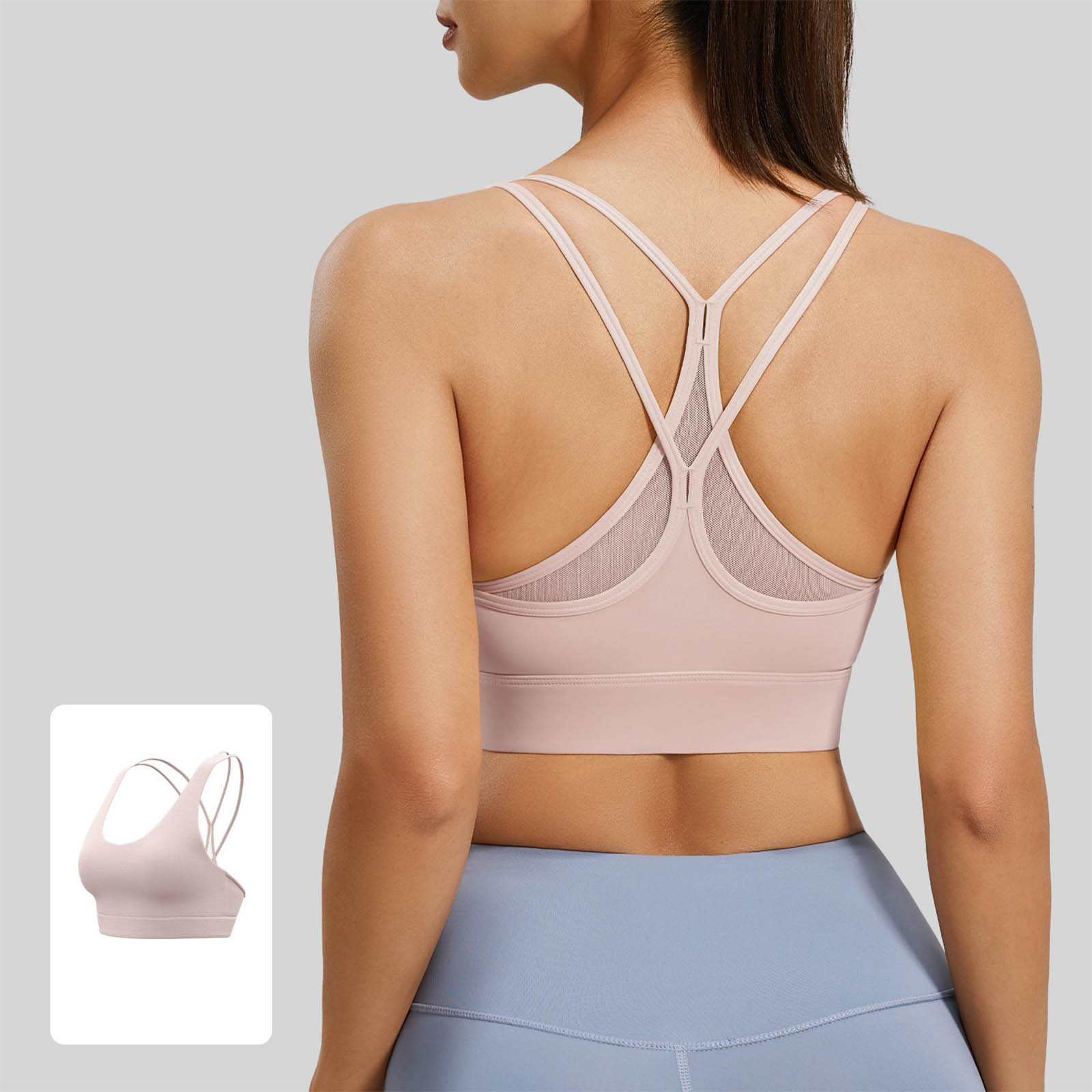 Livrdious Sports Bras For Women Lightweight Breathable Cross Back Livrdious Sports Bras For Women Lightweight Breathable Cross Back