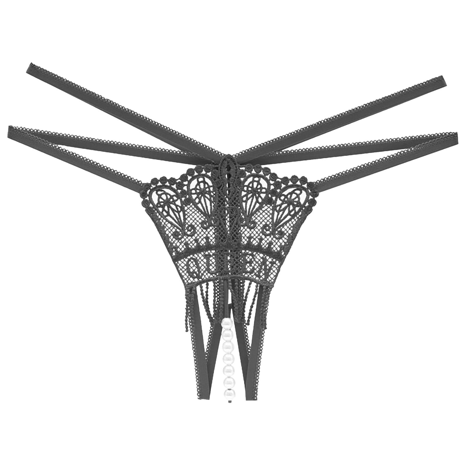 Ozmmyan Sexy Underwear For Women Plus Size Lace Sheer Lingerie Panties