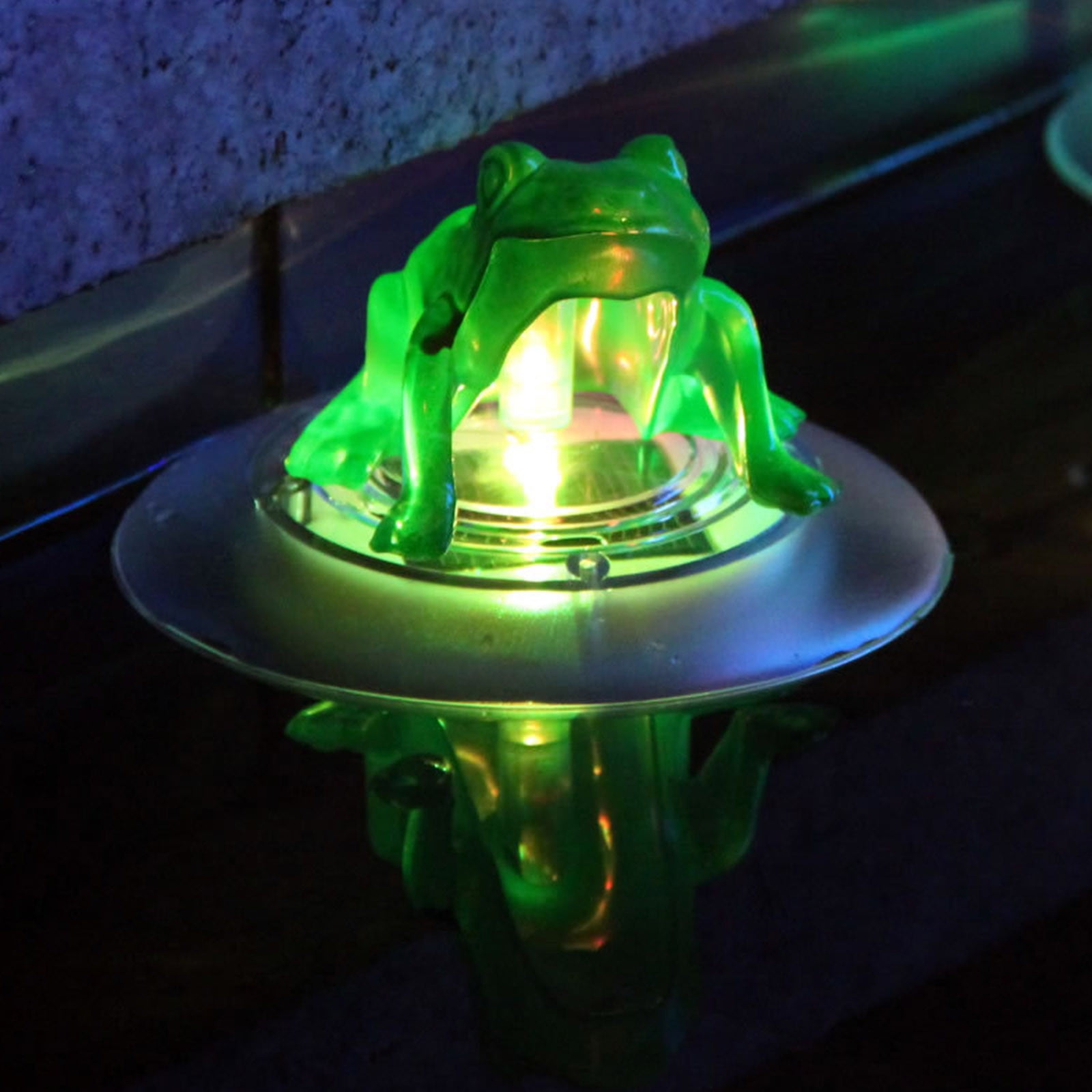 Ozmmyan Solar Outdoor Floating Lamp Colorful Gradient Pond Lamp LED ...