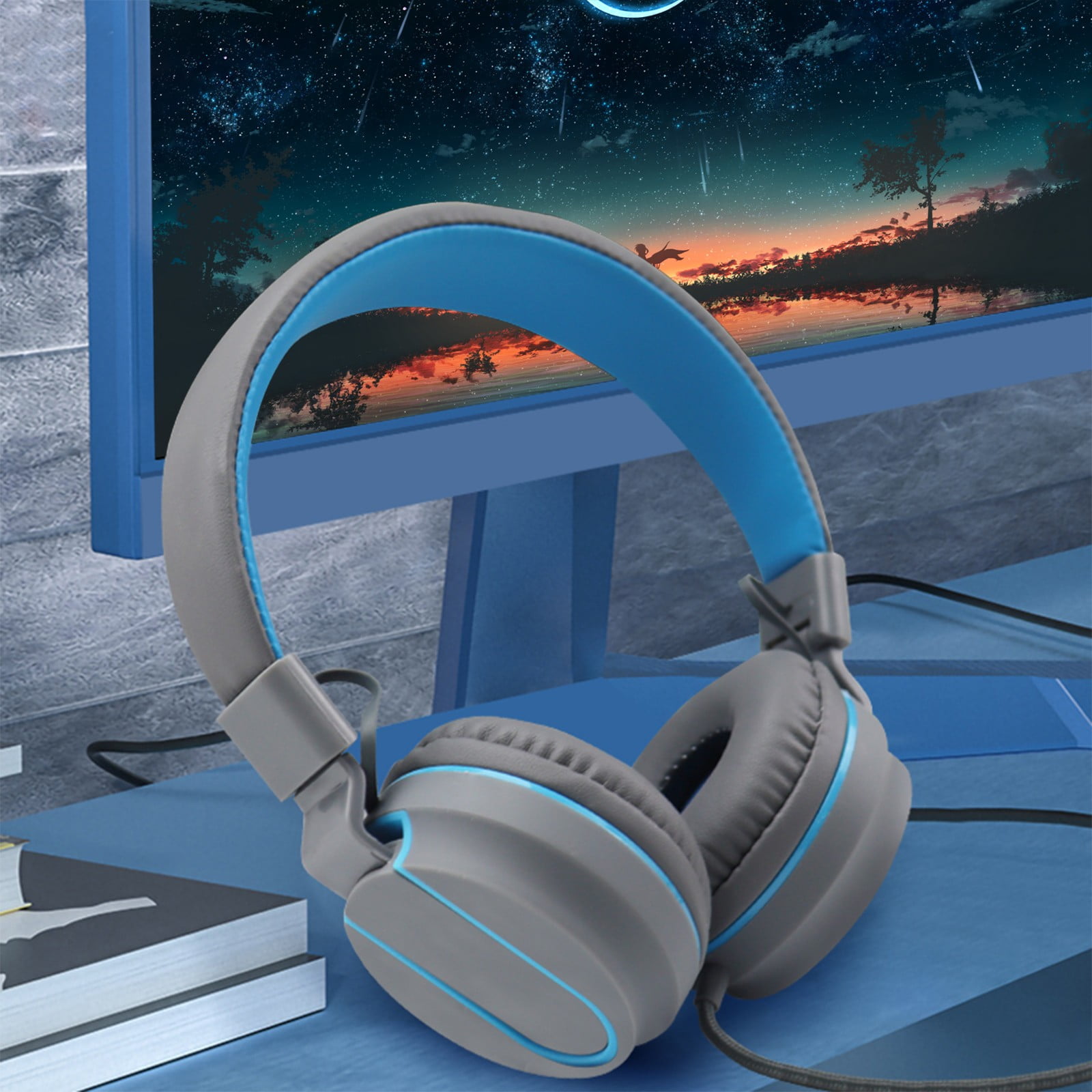 Ozmmyan Stereo Gaming Headset Noise Canceling Over-Ear Headset With ...