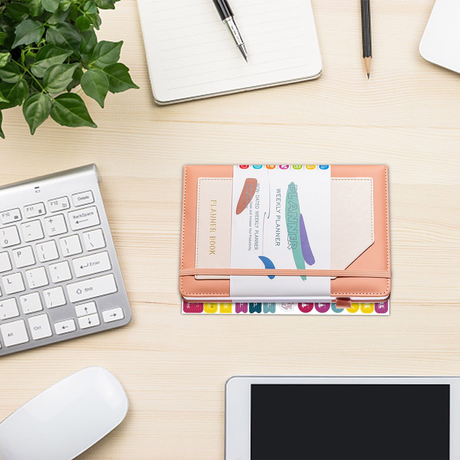 Ozmmyan Undated Schedule Book Planner Weekly Plan Book A5 Monthly Plan ...