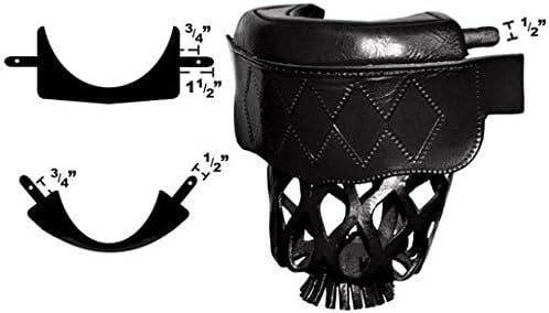 Ozone Leather Pool Table Pockets Diamond Pattern Shield Set - Black ...