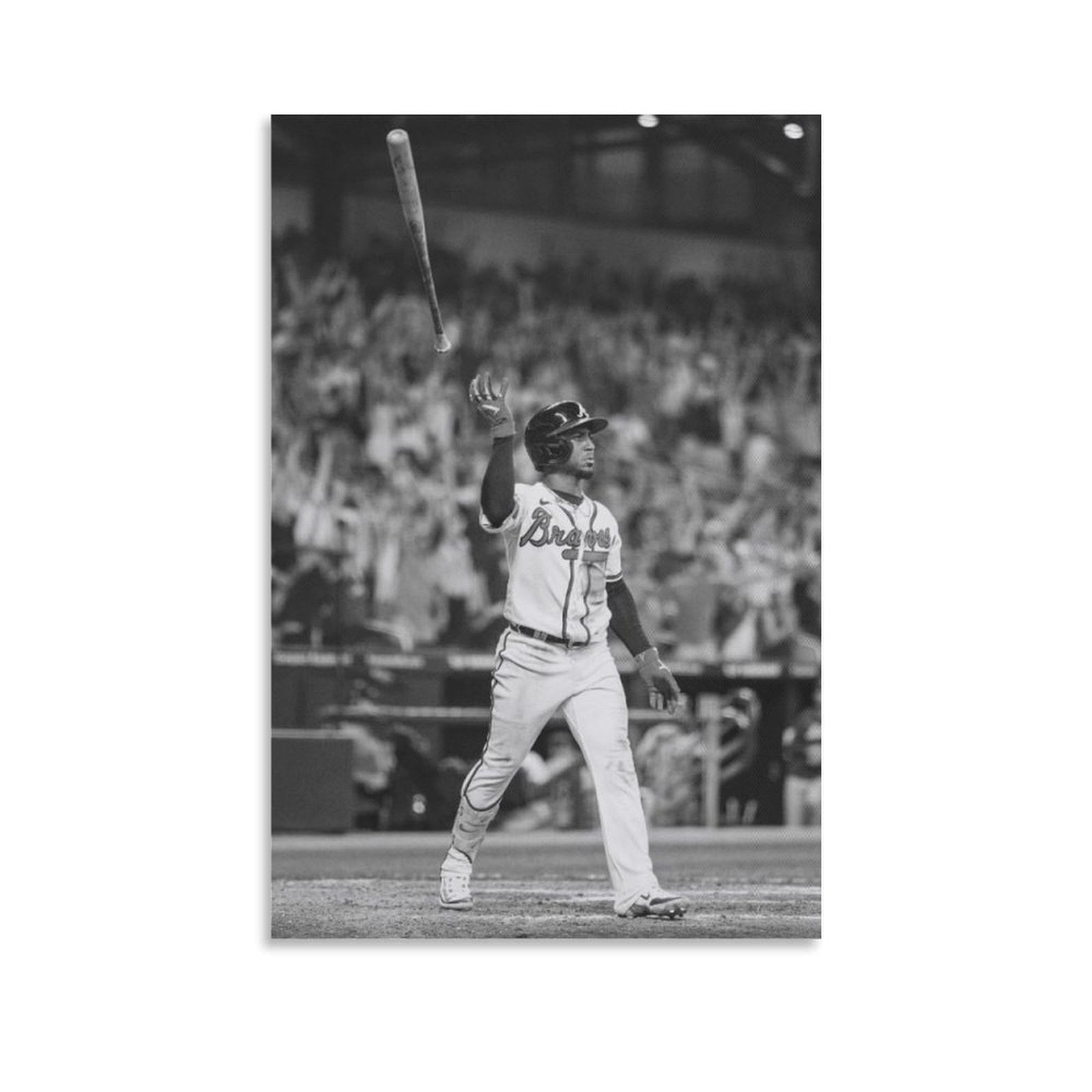 Ozzie Albies Canvas Poster Painting On Canvas Wall Art Poster Scroll Picture Print Living Room ...