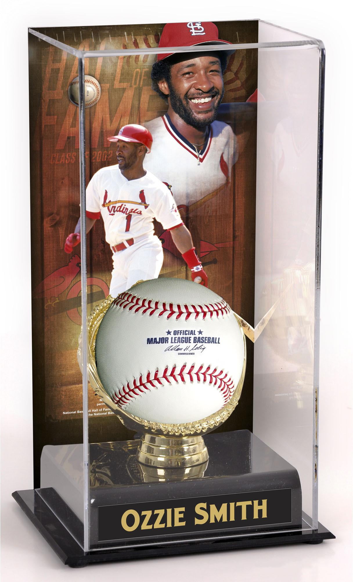 Ozzie Smith St. Louis Cardinals Hall of Fame Sublimated Display Case ...