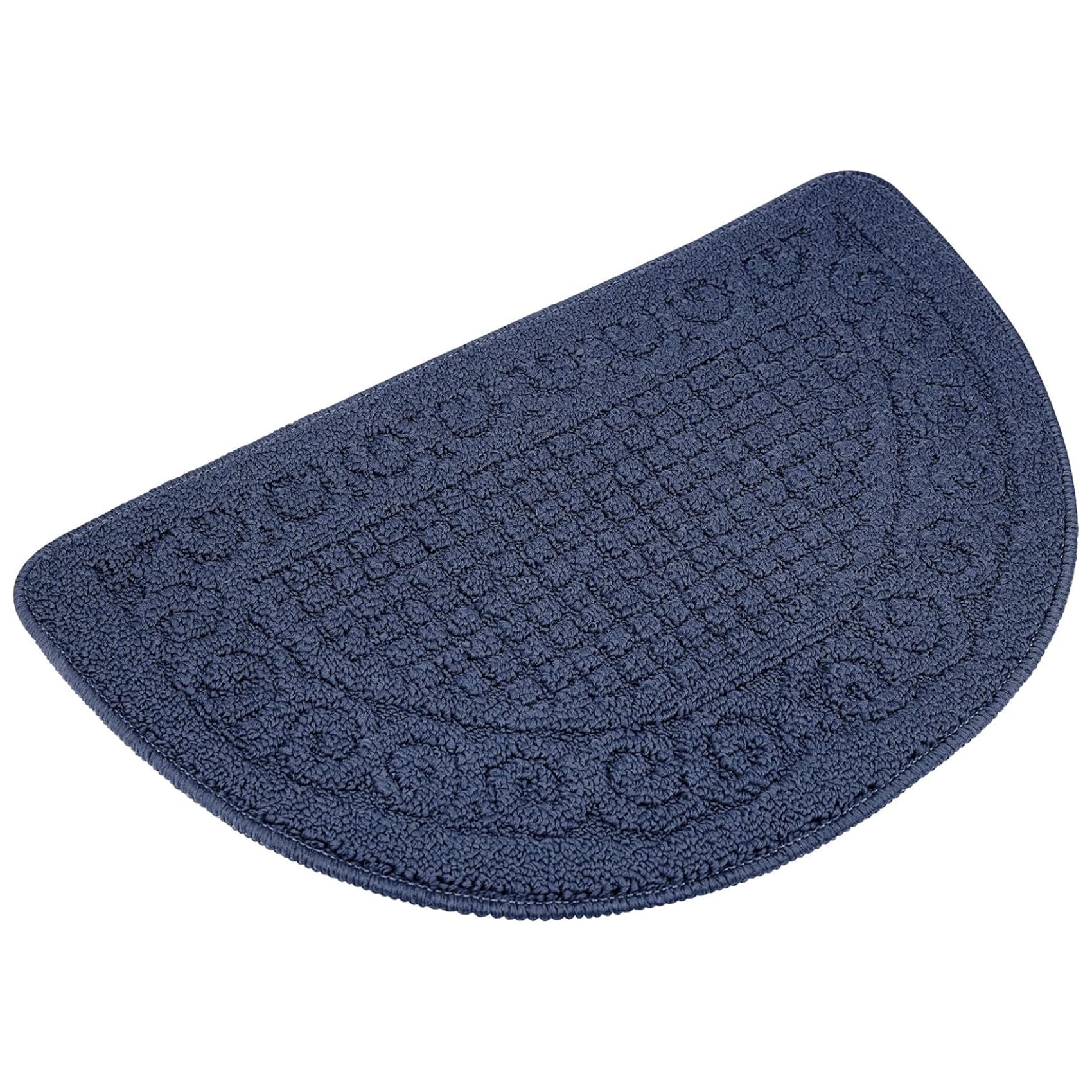 Ozzptuu Half Round Doormat Non-Slip Door Mat Toilet Floor Rug Mat ...