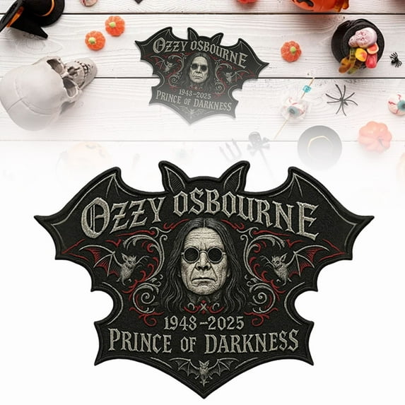 Ozzy Osbourne 1948–2025 Memorial Patch, Ozzy Osbourne Patch, Edition ...