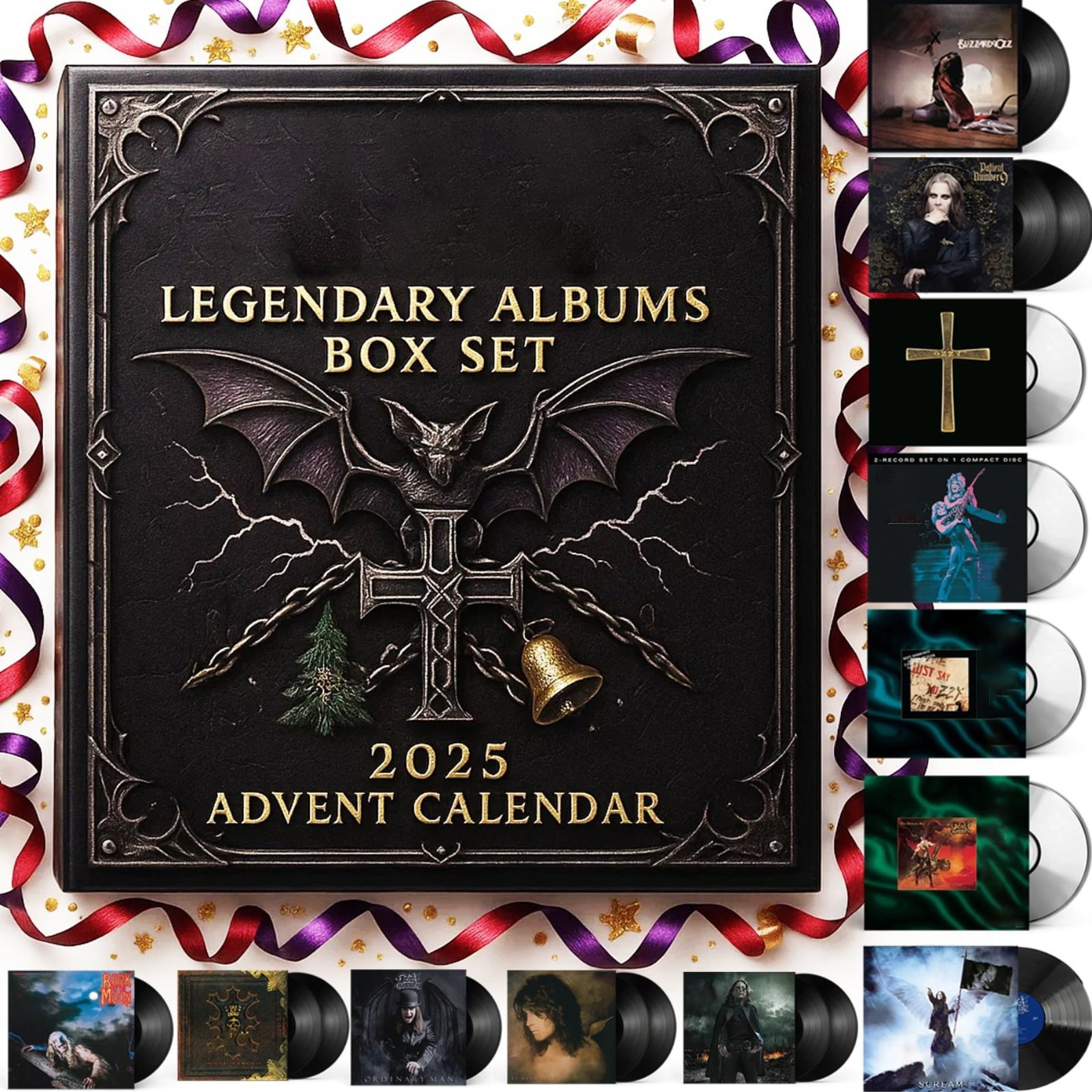 Ozzy Osbourne Advent Calendar 2025, 24 2D Acrylic Rock-Themed Surprises ...