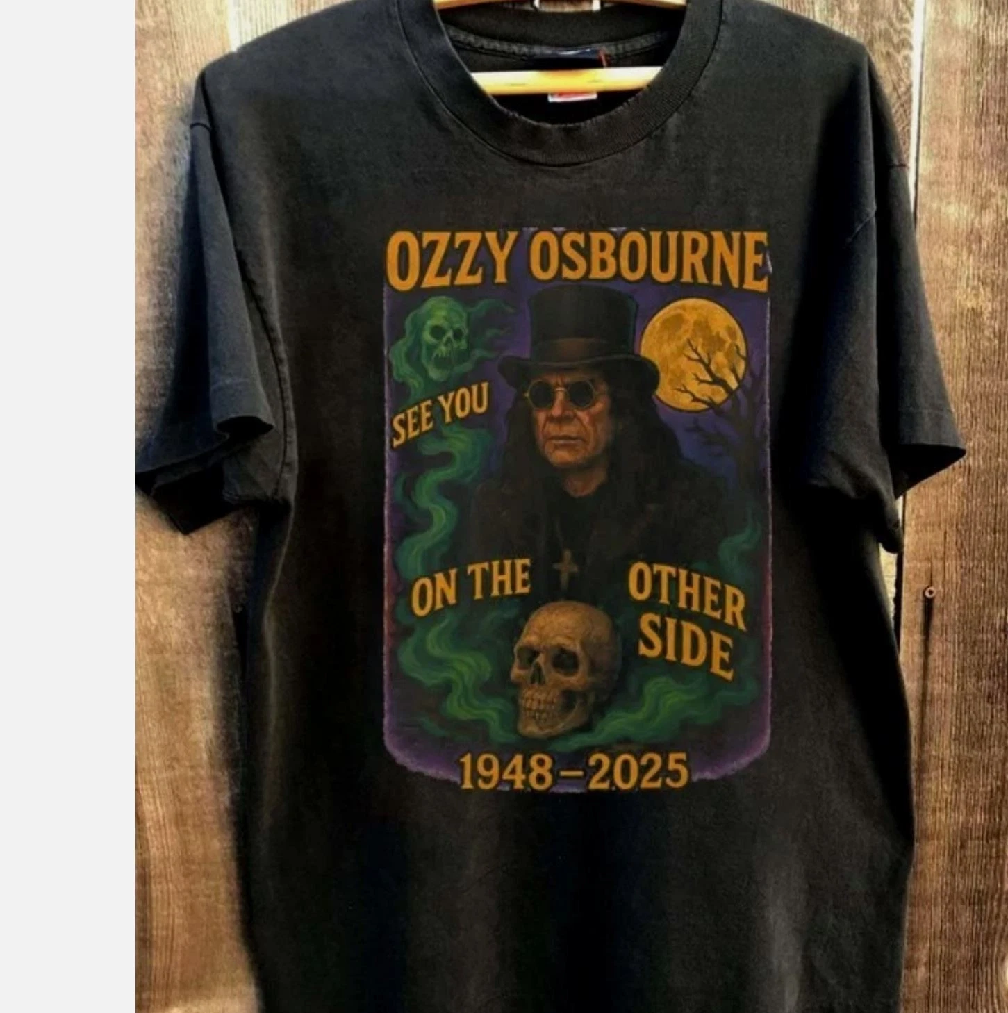 Ozzy Osbourne Band T-shirt, Music Tee, RIP Ozzy Tee - Walmart.com