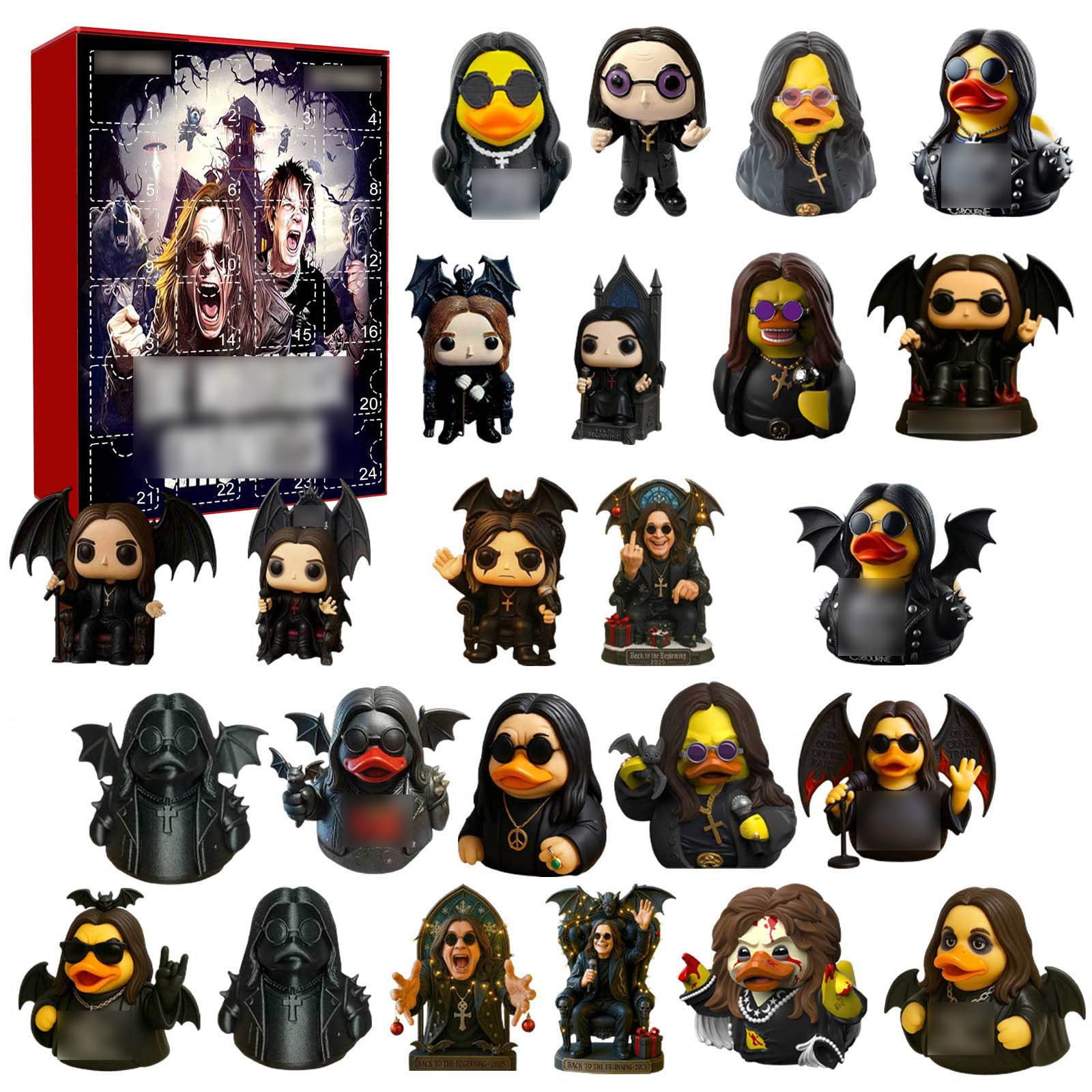 Ozzy Osbourne Christmas Countdown Set Blind Box 2D Acrylic for Ozzy ...
