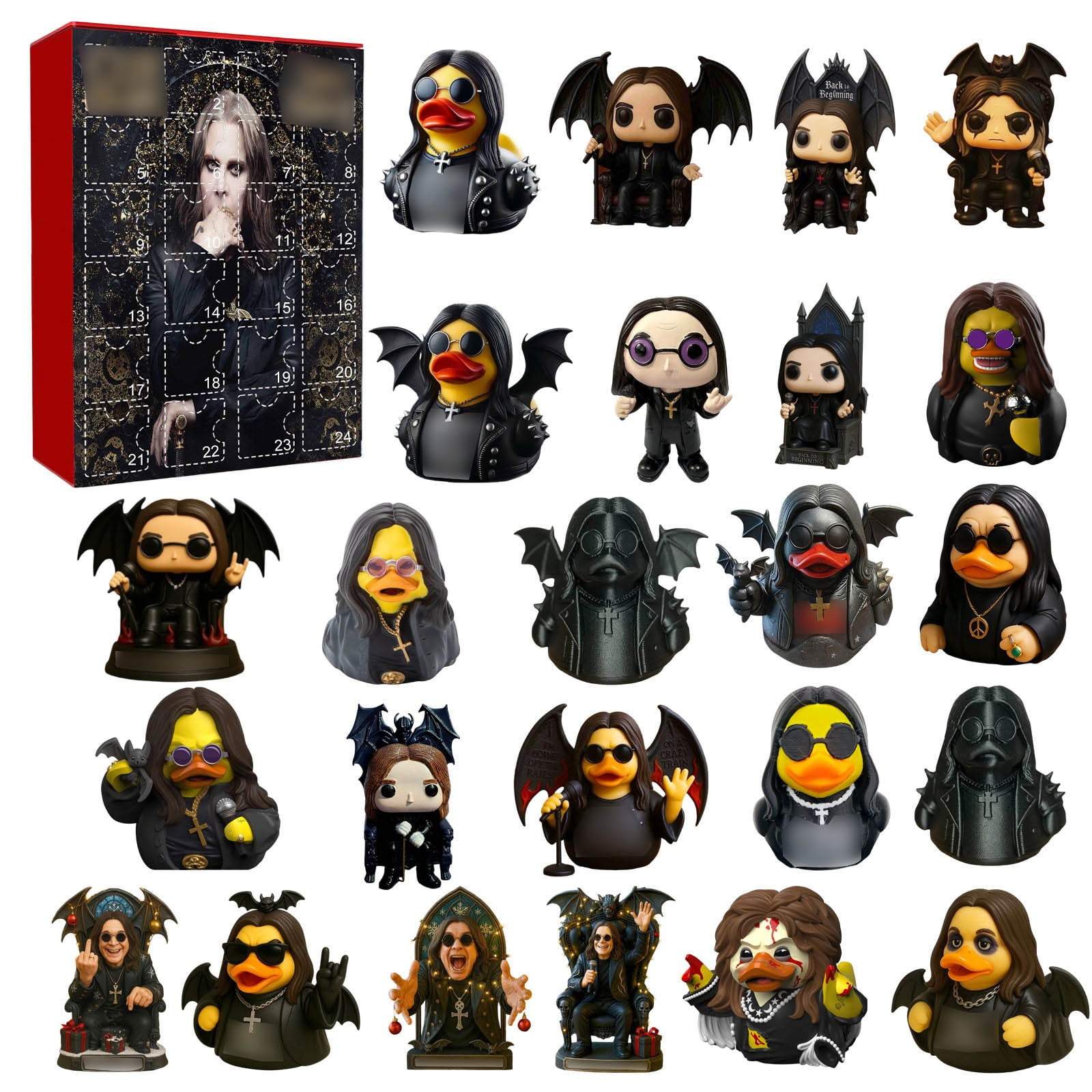 Ozzy Osbourne Christmas Countdown Set Blind Box 2D Acrylic for Ozzy ...