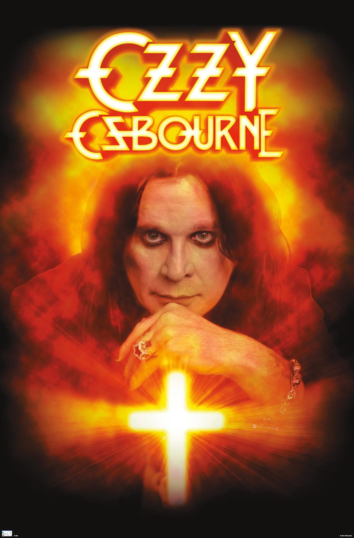 Ozzy Osbourne - Cross Wall Poster, 14.725" x 22.375" - Walmart.com