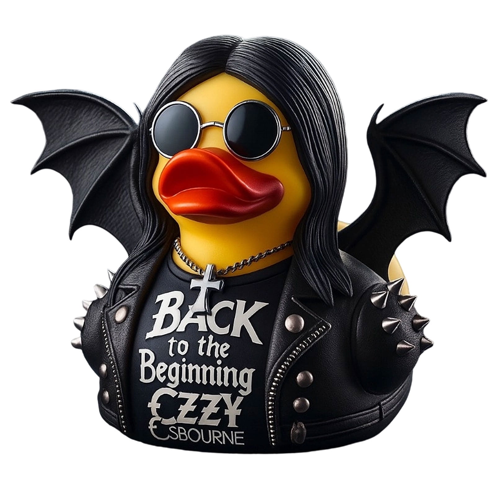 Ozzy Osbourne Darkness Duck,Unique Funny Tribute Ducks Collectibles ...