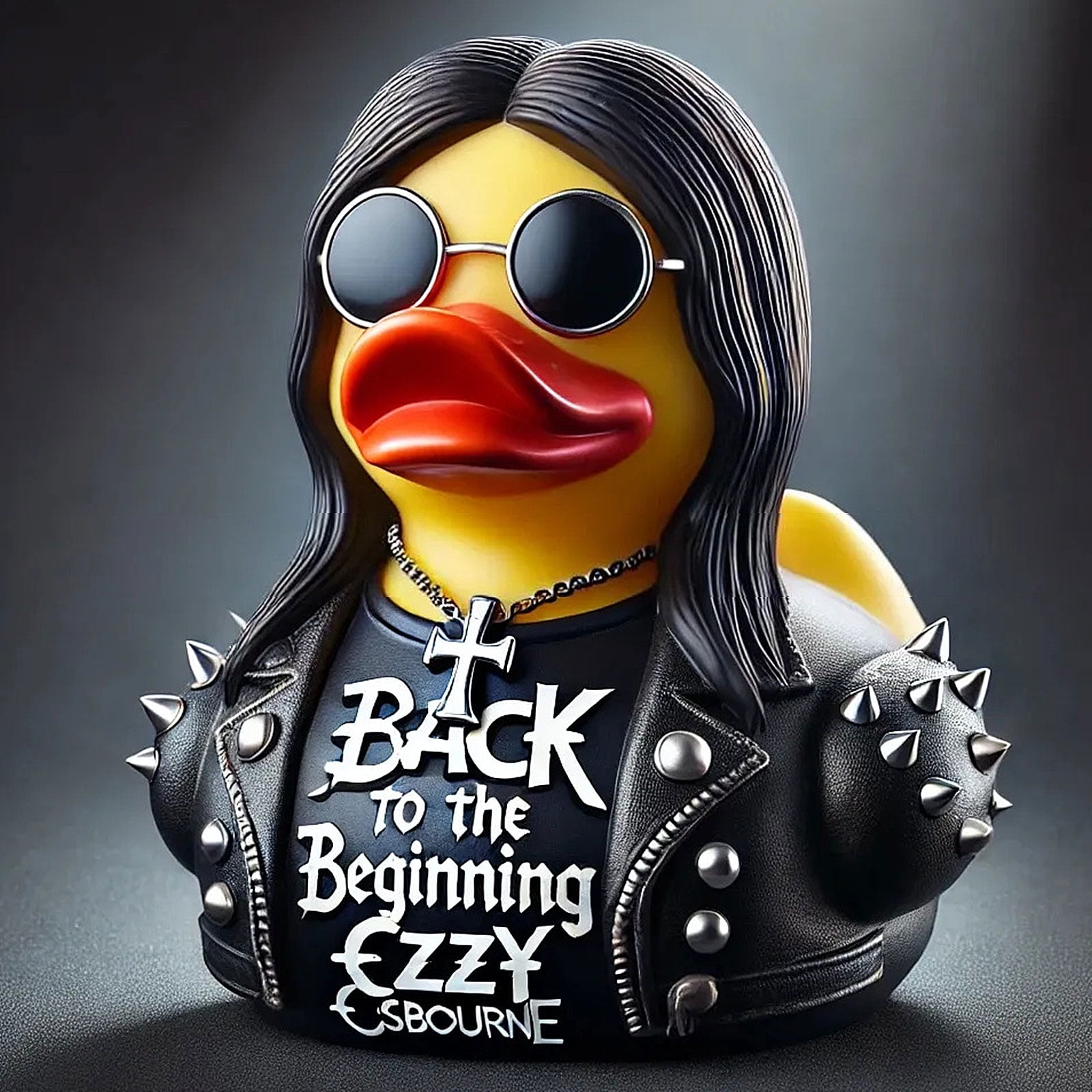 Ozzy Osbourne Darkness Duck,Unique Funny Tribute Ducks Collectibles ...