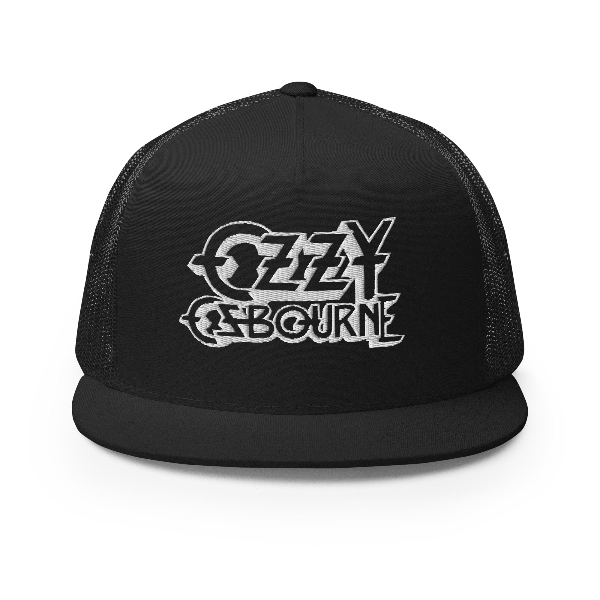 Ozzy Osbourne - Flat Brim Trucker Hat - Walmart.com