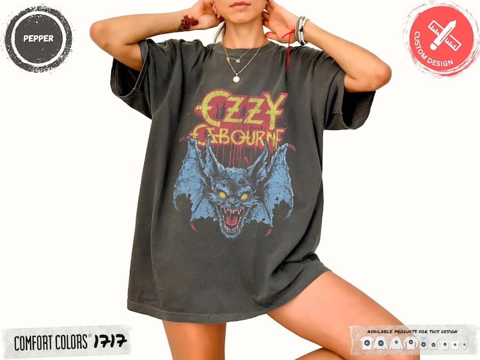 Ozzy Osbourne Graphic tshirt, Ozzy Osbourne Vintage Rock Tee Shirt ...