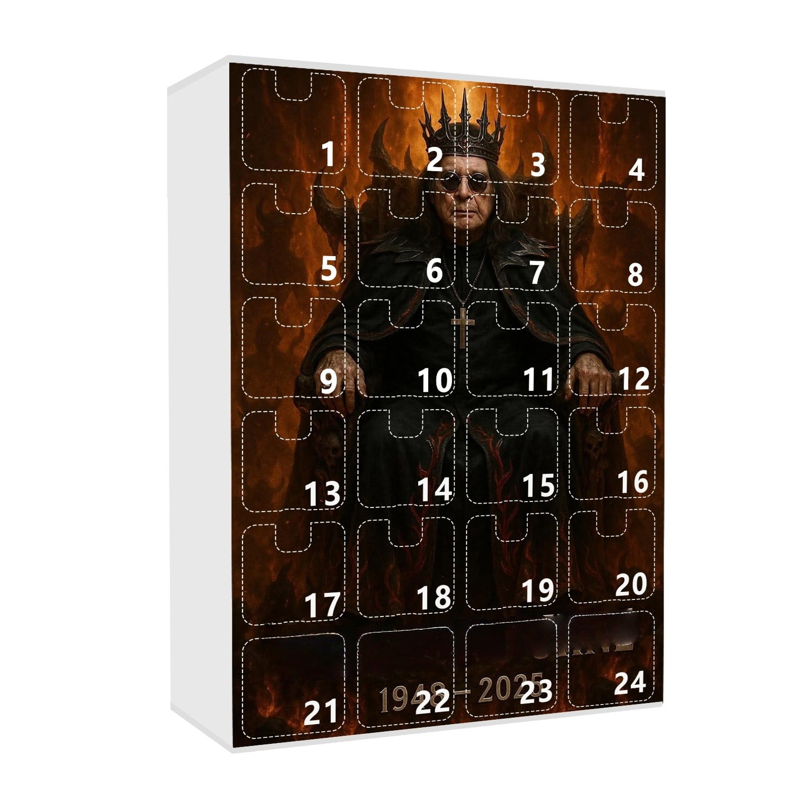Ozzy Osbourne Halloween Advent Calendar 2025Mystery Countdown For Kids ...