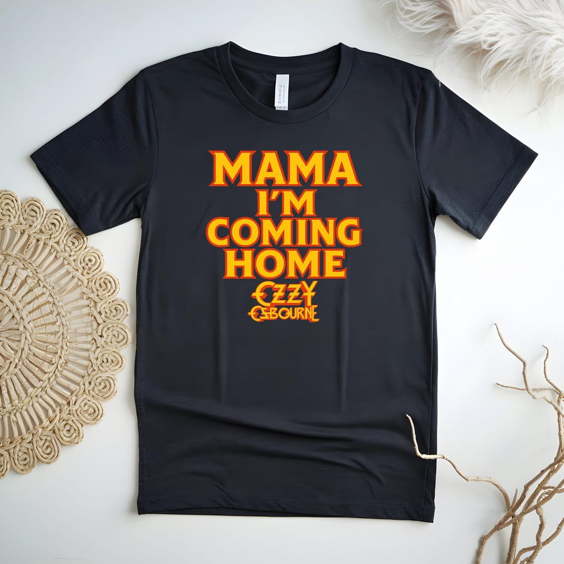 Ozzy Osbourne Mama I'm Coming Home T-Shirt – Vampire Style Tee, Heavy ...