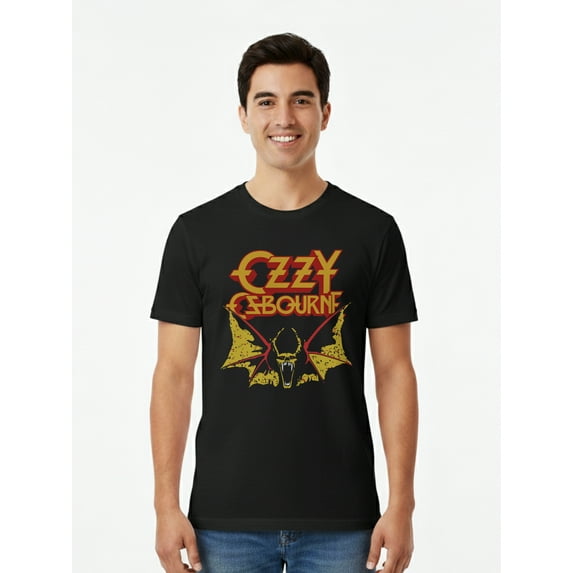 Ozzy Osbourne, Men's & Big Men's Graphic Tee, Bat Cover, Sizes S-3XL ...