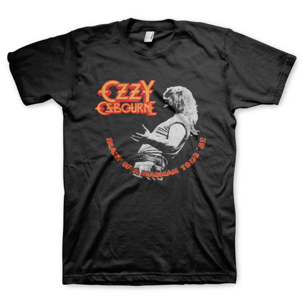 Ozzy Osbourne Men's Diary of A Madman Logo T-Shirt | Officially ...