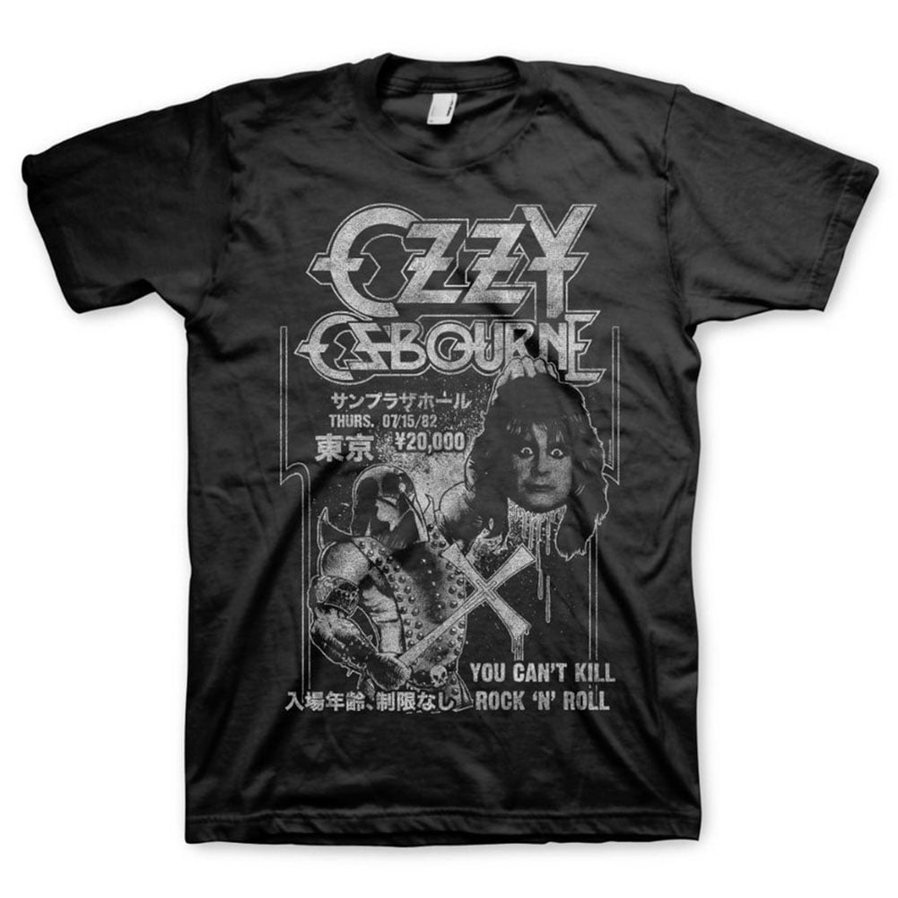 Ozzy Osbourne Men's Executioner Japan Logo T-Shirt Small | Officially ...