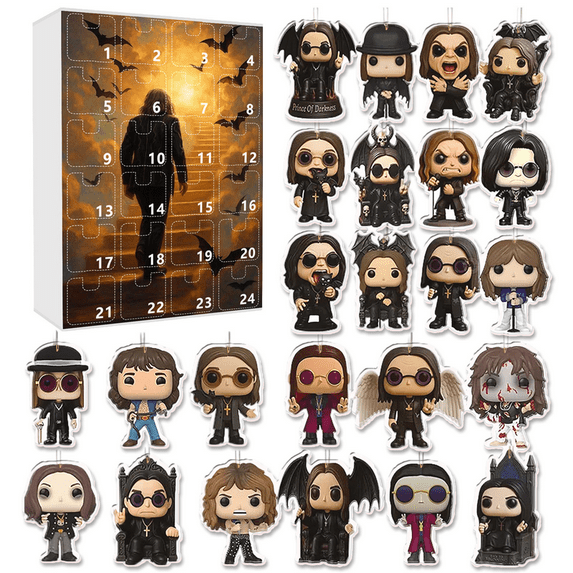 Ozzy Osbourne Motorcycle Bell Advent Calendar Figures Party Favors 2025 ...