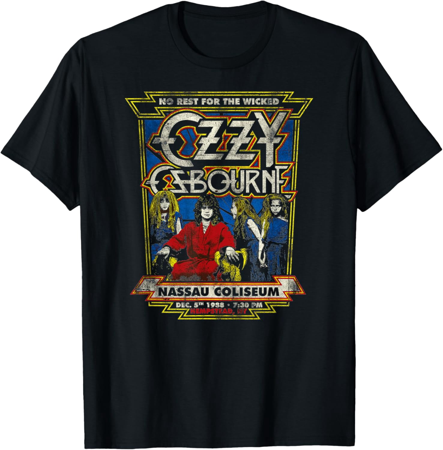 Ozzy Osbourne No Rest for The Wicked T-Shirt - Unique Graphic Poster ...