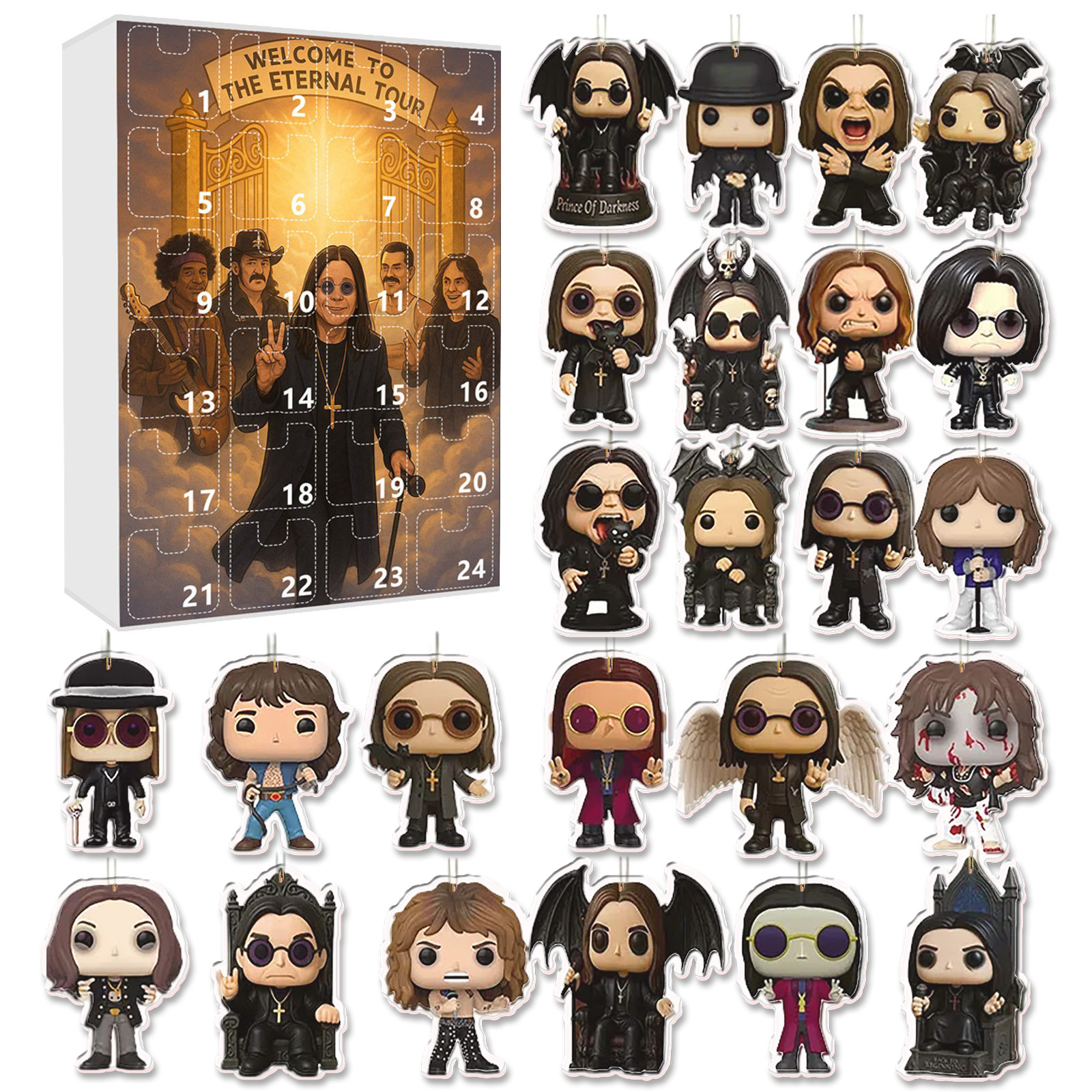 Ozzy Osbourne Official Gremlin Bell Advent Calendar - 24 Day Countdown ...